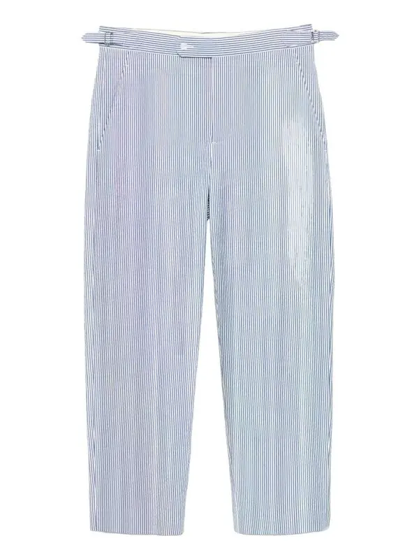 BODE Striped Trousers - Blue