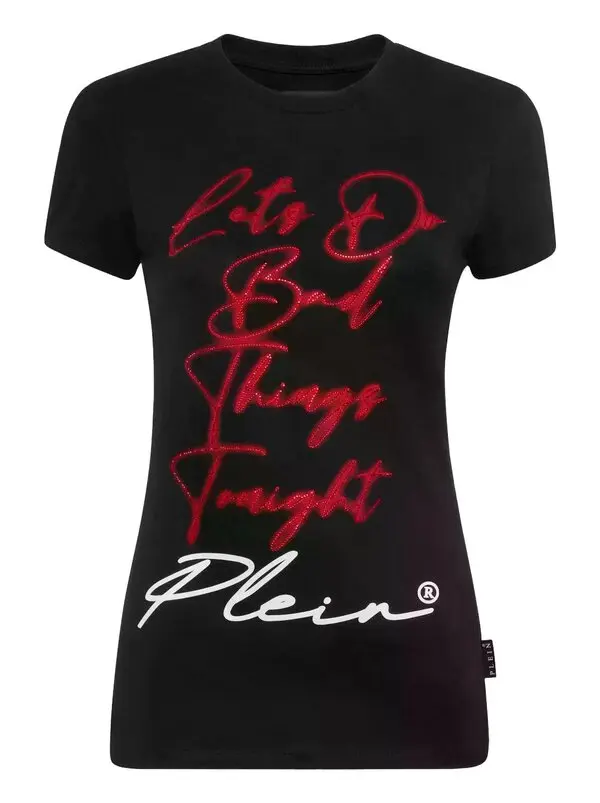 Philipp Plein Pure Cotton T-shirt - Black