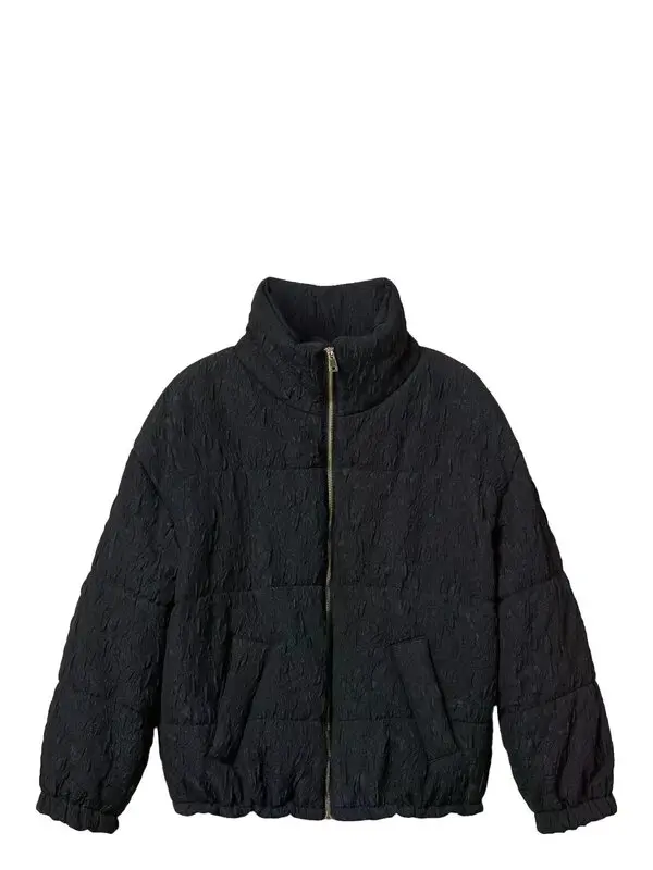 TWINSET Embossed Puffer Jacket - Black