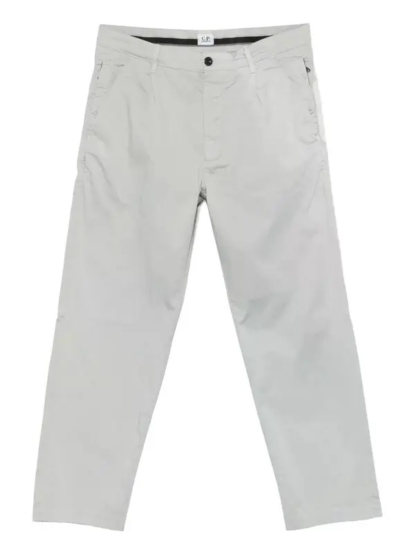 C.P. COMPANY Sateen Straight-leg Trousers - Grey