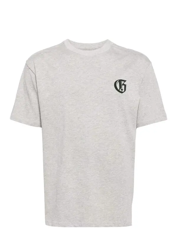 GROUND ZERO Logo-print Cotton T-shirt - Grey
