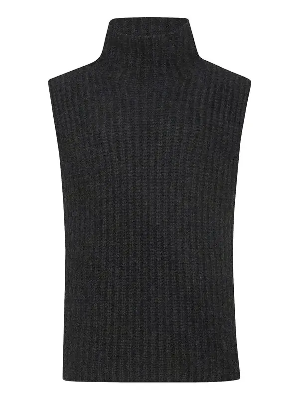 THE ROW Ilena Knitted Vest - Grey