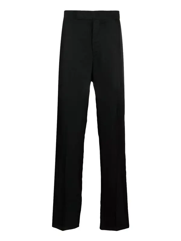 SAPIO Straight-leg Tailored Trousers - Black