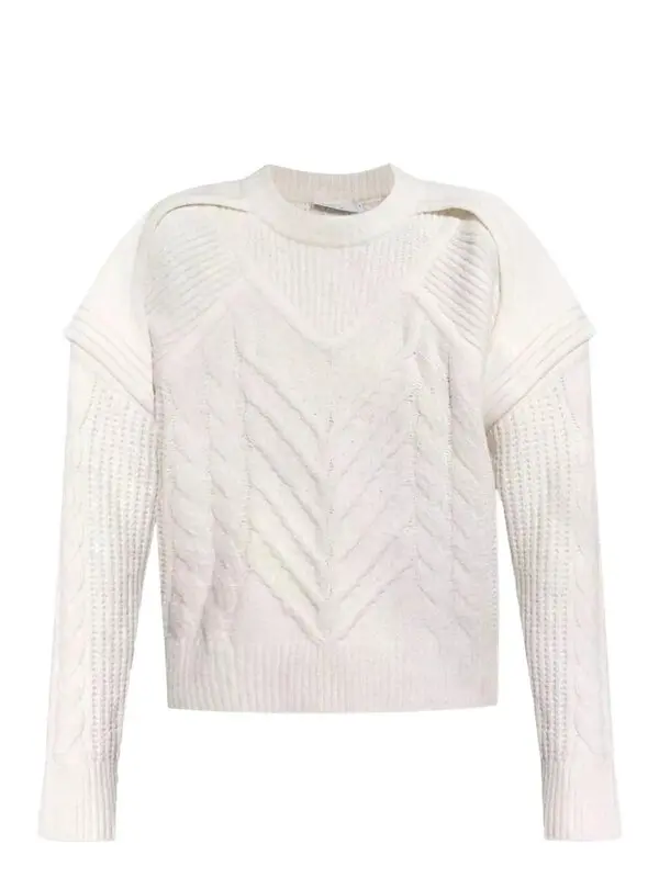 IRO PARIS Cable-knit Jumper - White