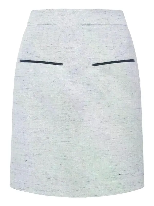 Proenza Schouler Judith Mélange-effect Skirt - Grey