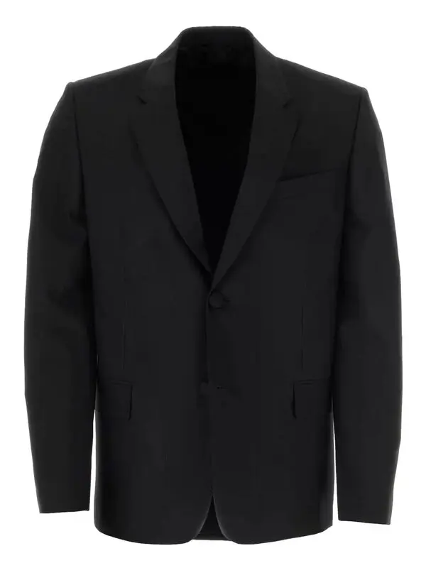 Givenchy Single-breasted Wool Blazer - Black