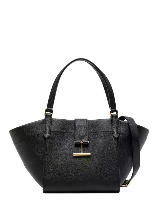 TOM FORD Tara Leather Tote Bag - Black