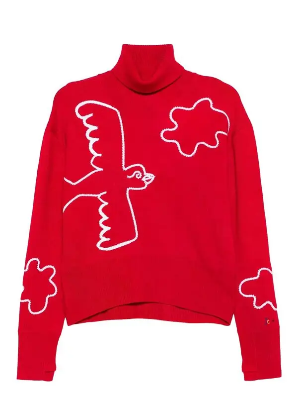 Rossignol X Jcc Turtleneck Sweater - Red