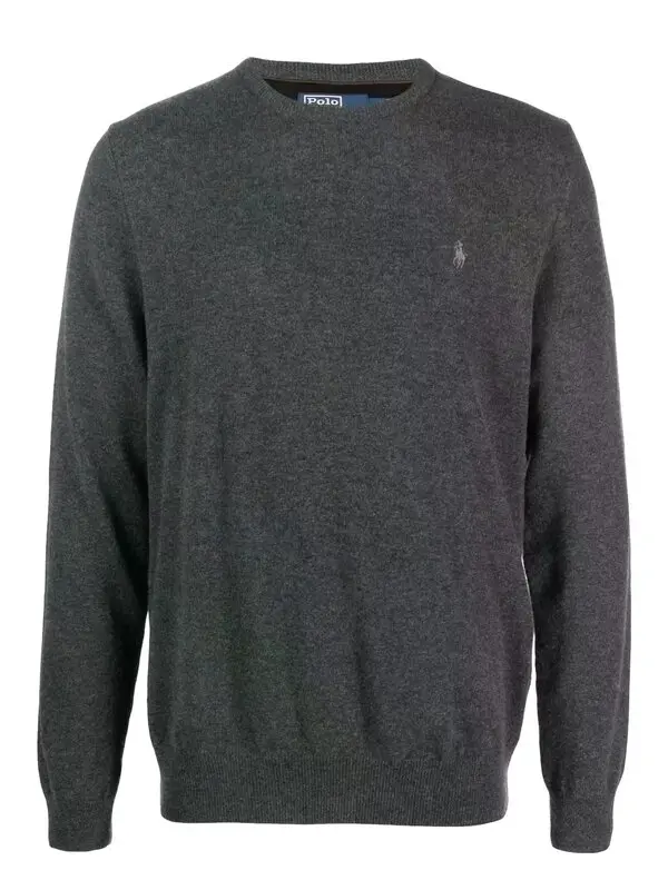 Polo Ralph Lauren Polo Pony-embroidered Jumper - Grey