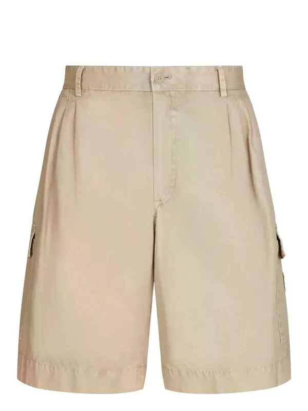 Dolce & Gabbana High-waisted Cargo Shorts - Neutrals