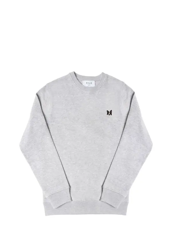 PELO FOUNDATION Border Collie Appliqué Sweatshirt - Grey