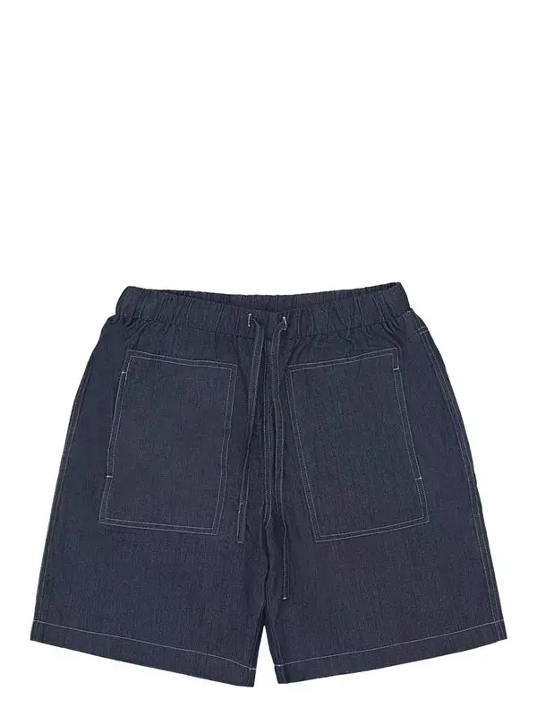 Callipygian Denim Shorts - Blue