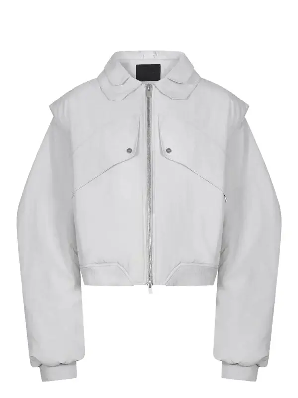 HELIOT EMIL Contrivance Bomber Jacket - Grey