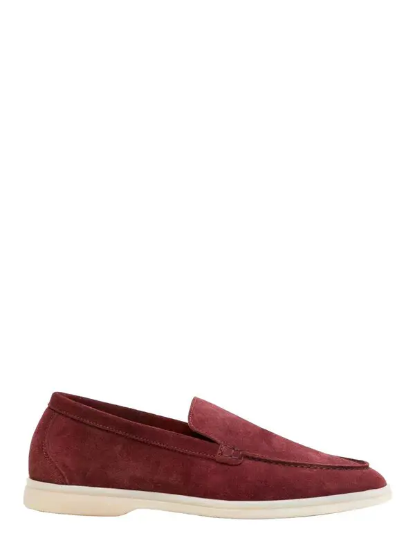 SCAROSSO Ludovico Suede Loafers - Red