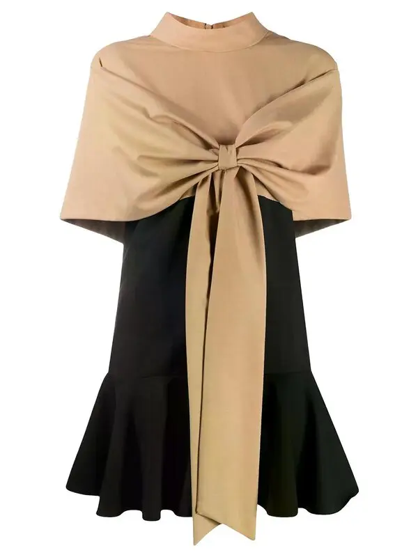 ATU BODY COUTURE Bow Front Dress - Black