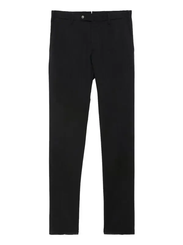 Incotex Tapered Wool-blend Trousers - Blue