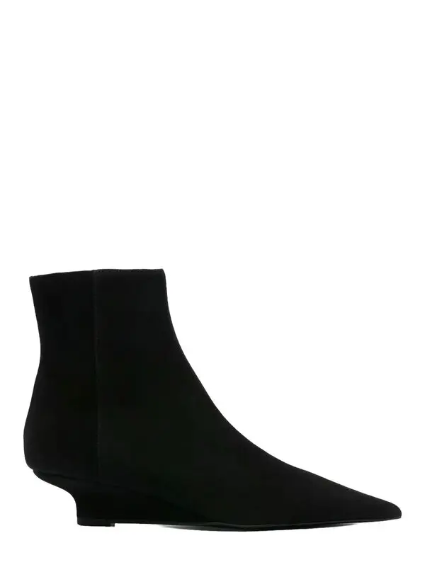 TOTEME 50mm Suede Boots - Black