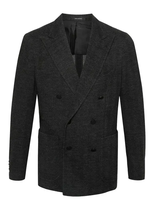 Tagliatore Double-breasted Blazer - Grey