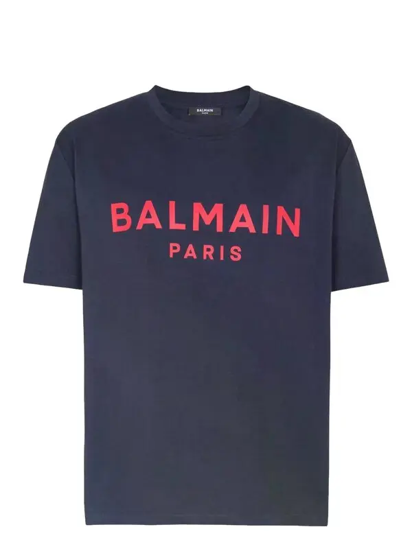 Balmain Logo-print T-shirt - Blue