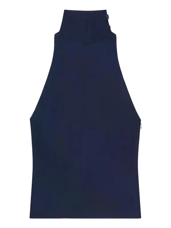 COURREGES Sleeveless Tank Top - Blue