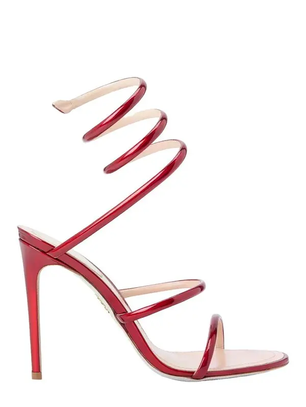 Rene Caovilla 105mm Cleo Embellished Sandals - Red