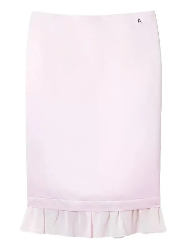 TWINSET Duchesse Midi Skirt - Pink