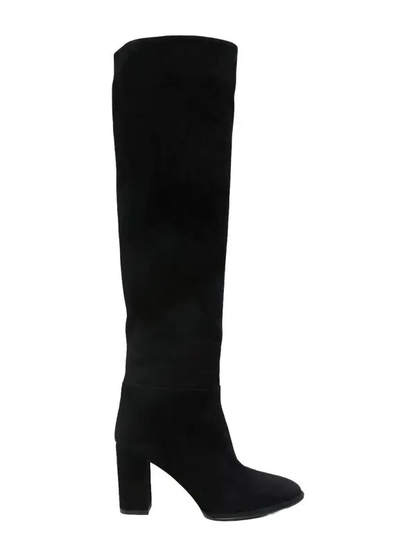 LE SILLA Knee-high Suede Boots - Black