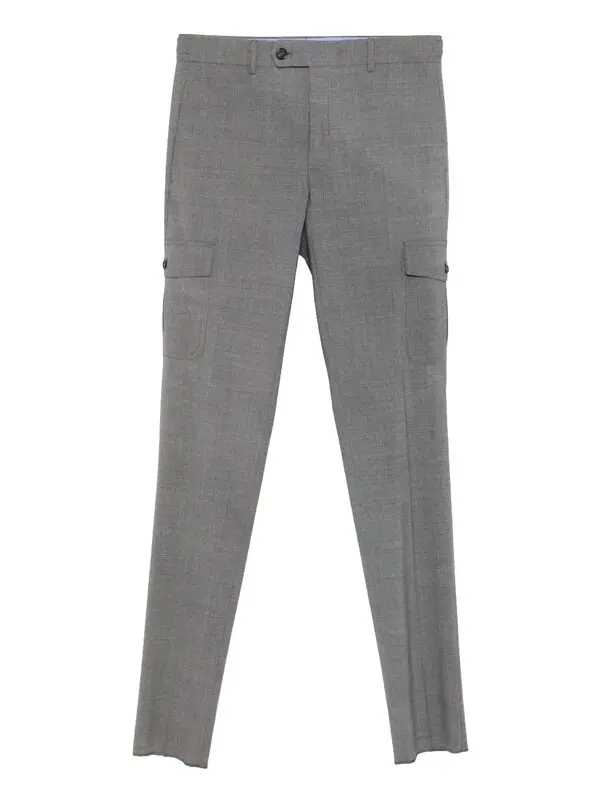 Incotex Tapered Cargo Trousers - Grey