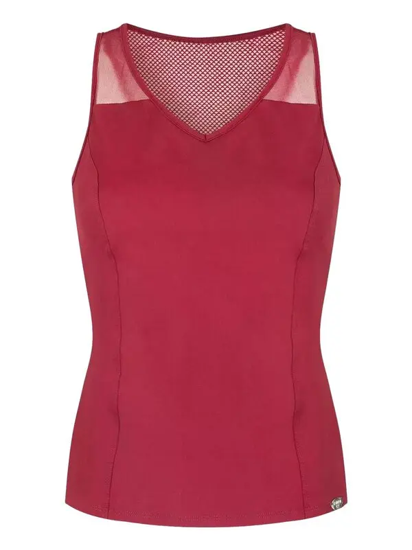 AMIR SLAMA Manly Performance Tank Top - Red