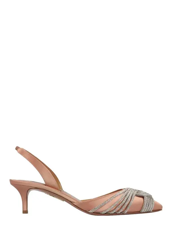 AQUAZZURA 50mm Gatsby Pumps - Pink