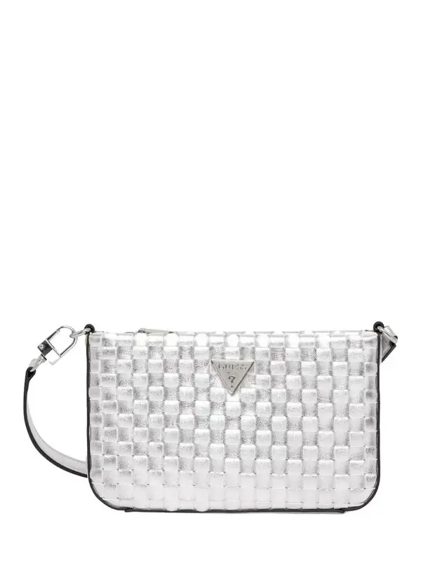 Guess Mini Twiller Shoulder Bag - Silver