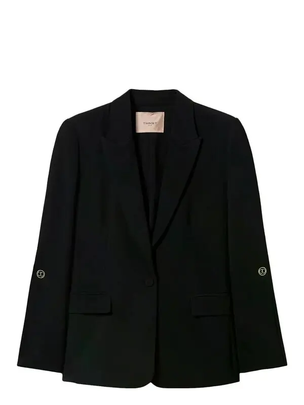TWINSET Cady Single-breasted Blazer - Black