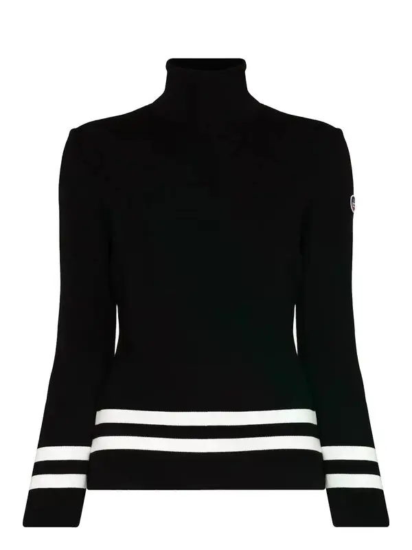 Fusalp Judith Ski Knit Turtleneck Jumper - Black