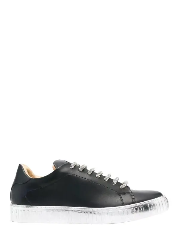 Philipp Plein Strass Low-top Sneakers - Black