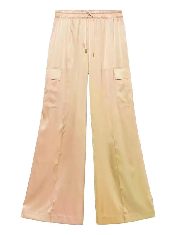 TOM FORD Satin Cargo Pants - Neutrals