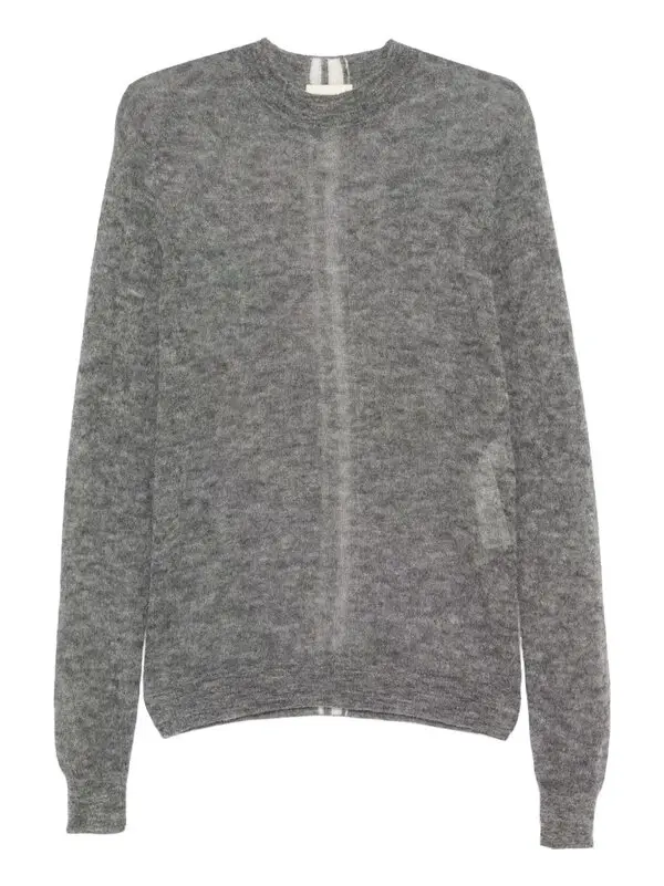 MORDECAI Mélange-effect Virgin Wool-cashmere Sweater - Grey