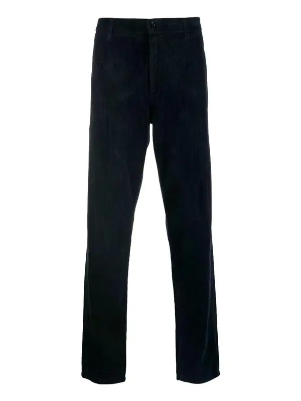 Aspesi Straight-leg Corduroy Trousers - Blue