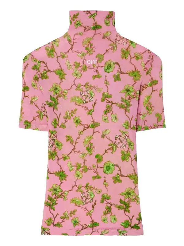 Off-White Ramage Tulle T-shirt - Pink