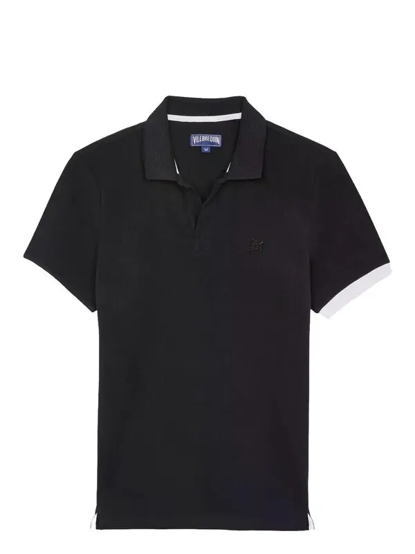 Vilebrequin Cotton Polo Shirt - Black