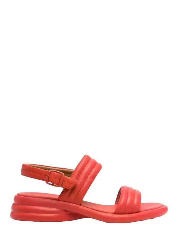 Camper Spiro 40mm Leather Sandals - Red
