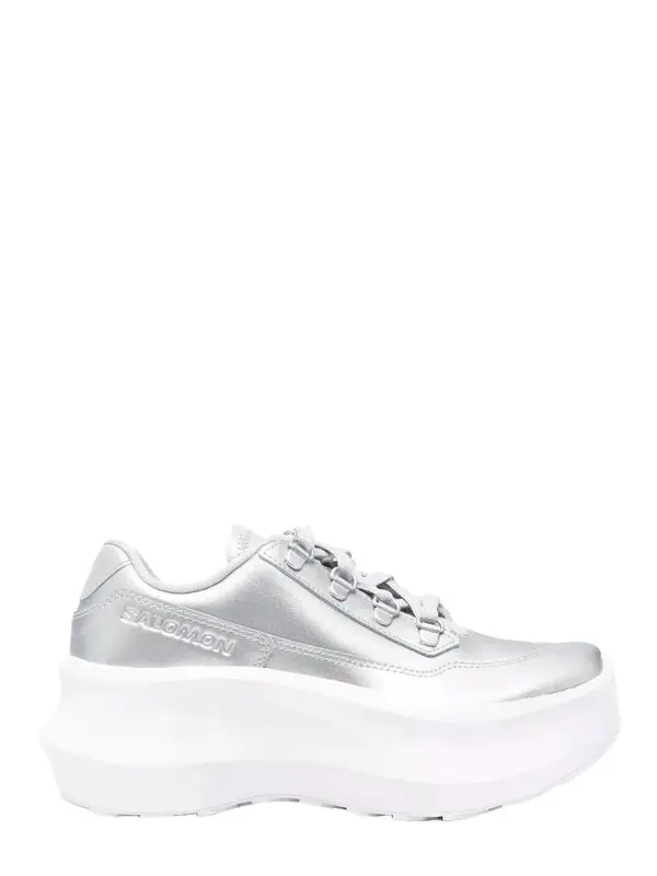 Comme Des Garçons X Salomon Platform Sneakers - Silver