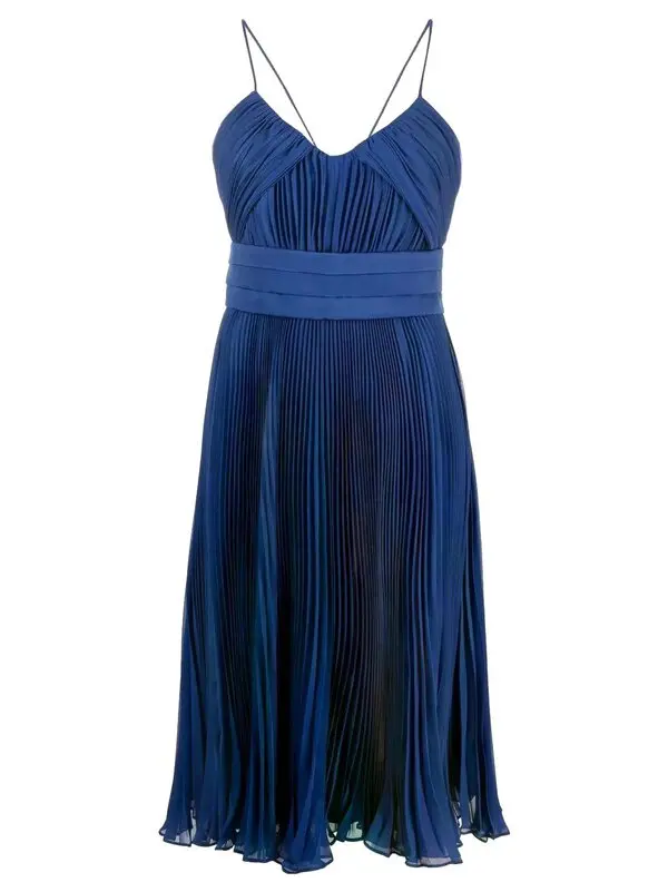 Max Mara Draped Midi Dress - Blue