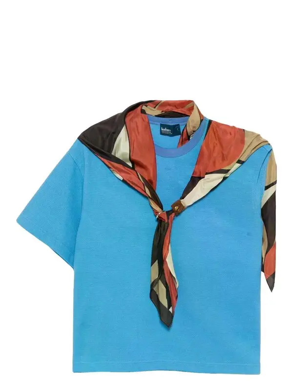 Kolor Logo-embroidered Top - Blue