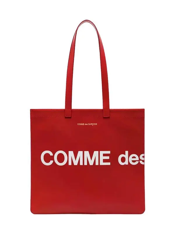 Comme Des Garçons Leather Tote Bag - Red