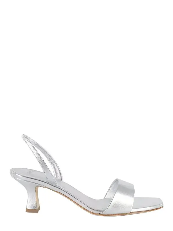3JUIN 55mm Metallic-finish Sandals - Silver