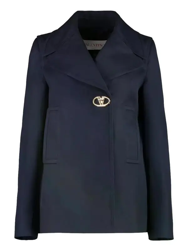 Valentino Garavani Vlogo Twill Jacket - Blue
