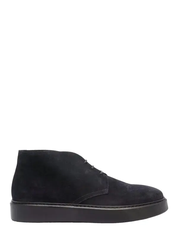 DOUCAL'S Lace-up Suede Chukka Boots - Blue