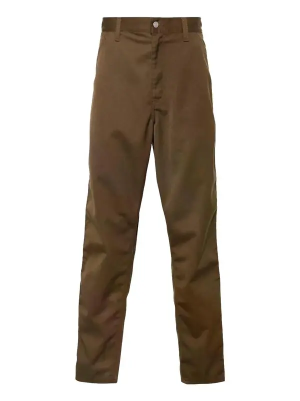 Carhartt Work In Progress Simple Straight-leg Trousers - Brown