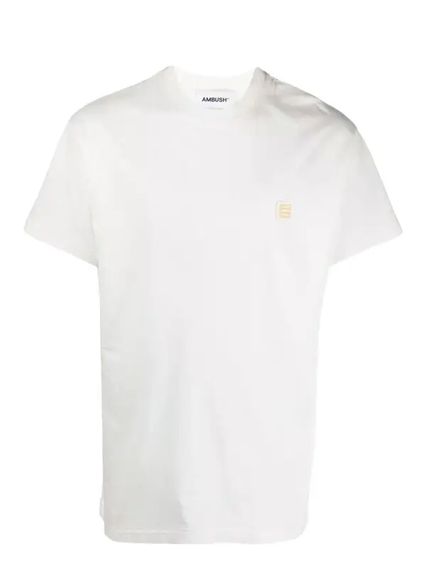 AMBUSH Patch-detail Cotton T-shirt - Neutrals