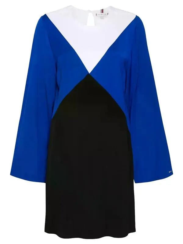 Tommy Hilfiger Colour-block Midi Dress - Blue